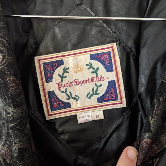 Paris Sport Club | Jackets & Coats | Vintage Paris Sport Club Leather ...